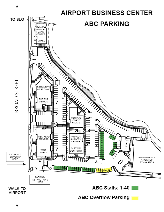 Parking Lot Diagram – ABC Parking SLO
