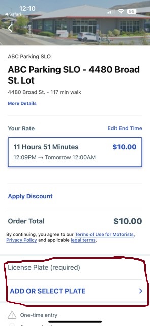 Parking Instructions – ABC Parking SLO